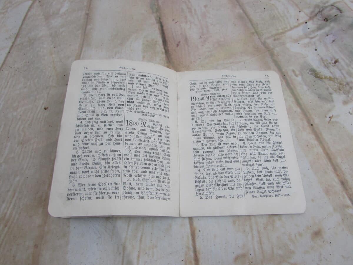 WW1 German Soldiers Prayer Book - Antiqurio Military Antiques