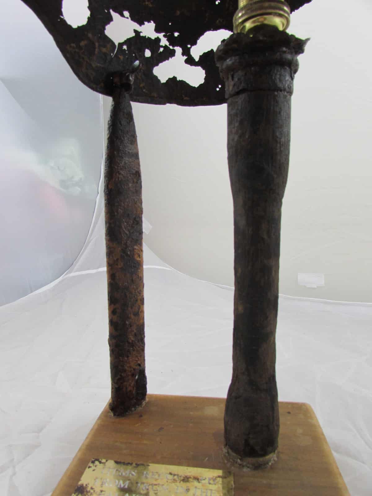 WW2 Lamp made from German Relics (Falaise Pocket) - Antiqurio Military ...