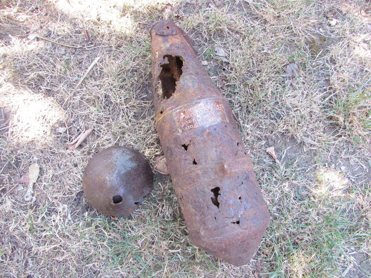 WW2 British Smoke Float,(relic) - Antiqurio Military Antiques