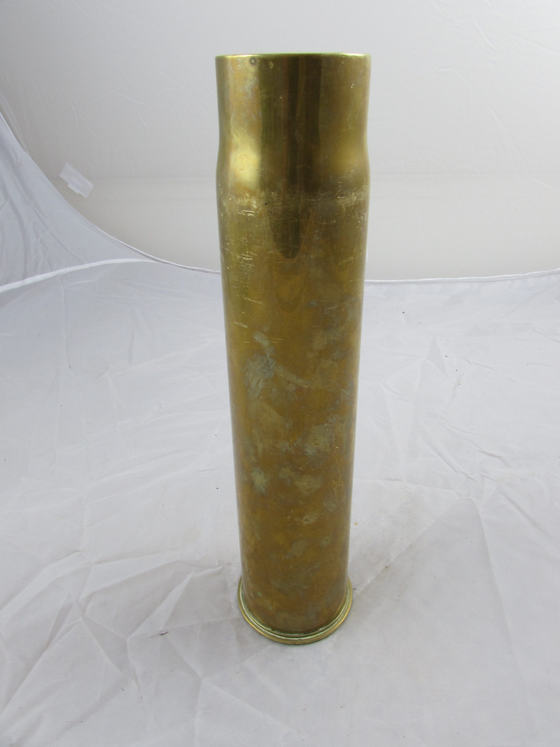 WW1 British Tank 6 Pounder Shellcase - Antiqurio Antiques