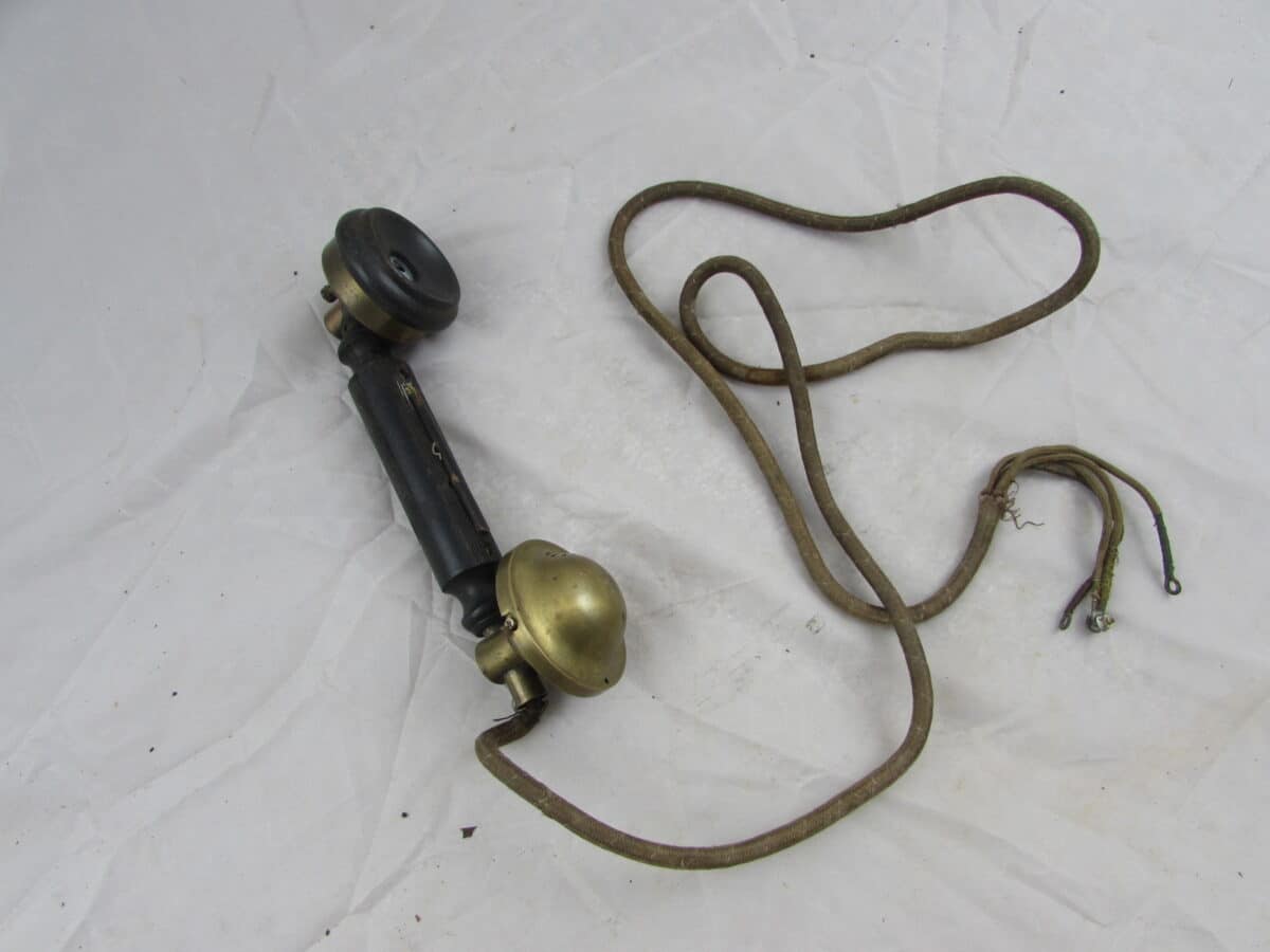British Army WW1 Field Telephone Handset - Antiqurio Military Antiques