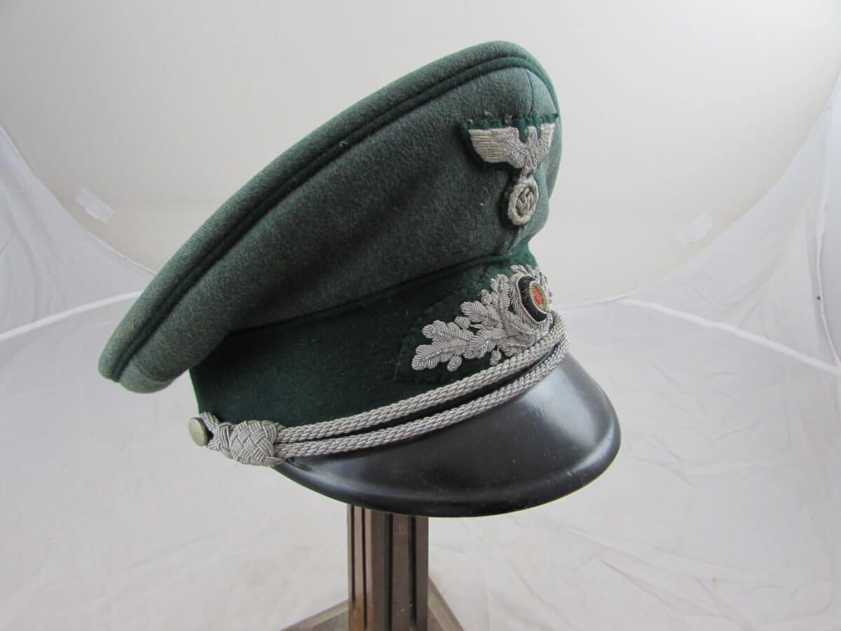 WW2 German Forestry Officer's Visor Cap original - Antiqurio Military ...