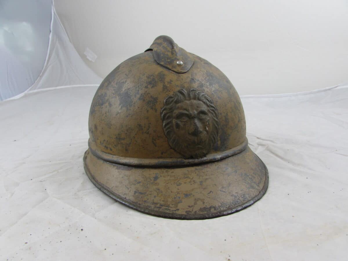 WW1 M1915 Belgian Adrian Helmet - Antiqurio Military Antiques