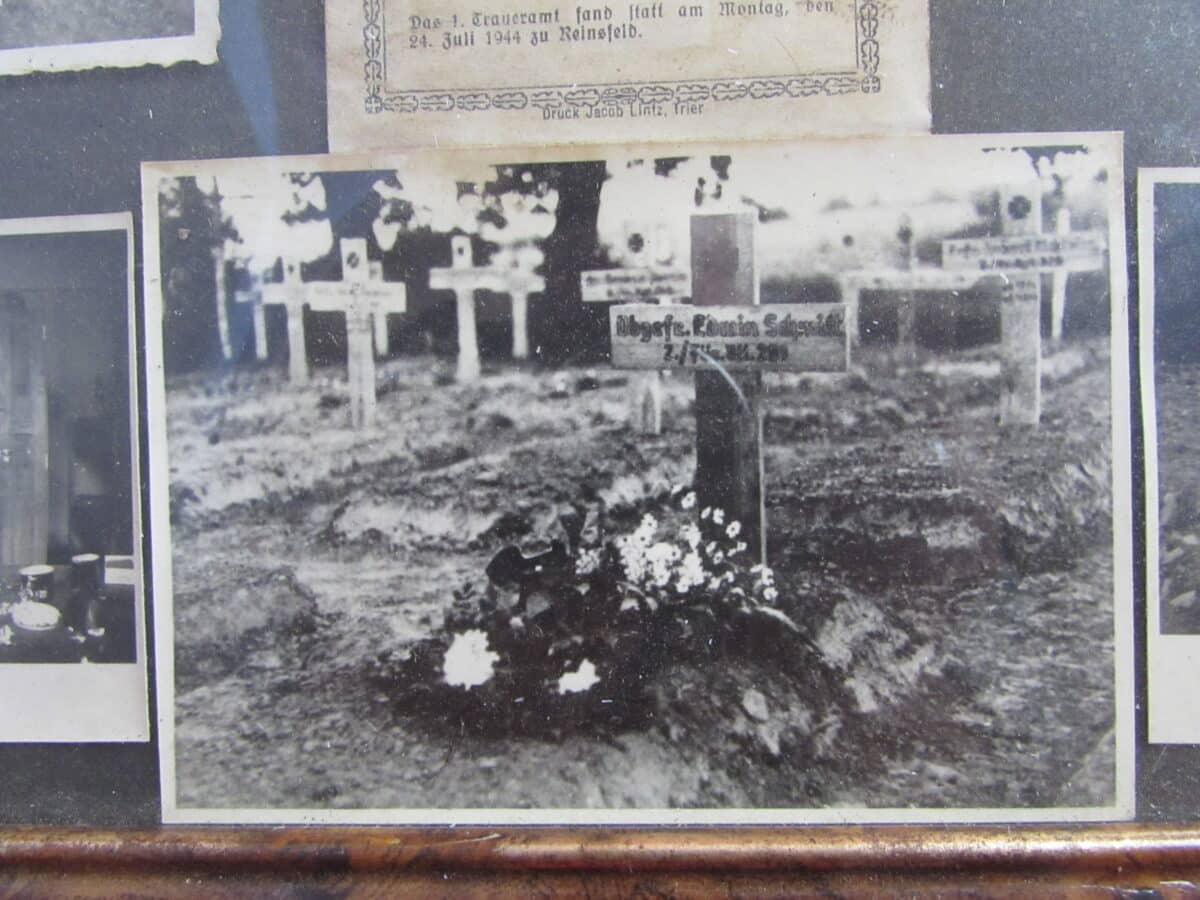Framed WW2 German Death Card (Obergefreitewer) and Photo's - Antiqurio ...