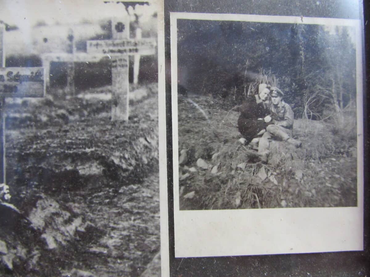 Framed WW2 German Death Card (Obergefreitewer) and Photo's - Antiqurio ...