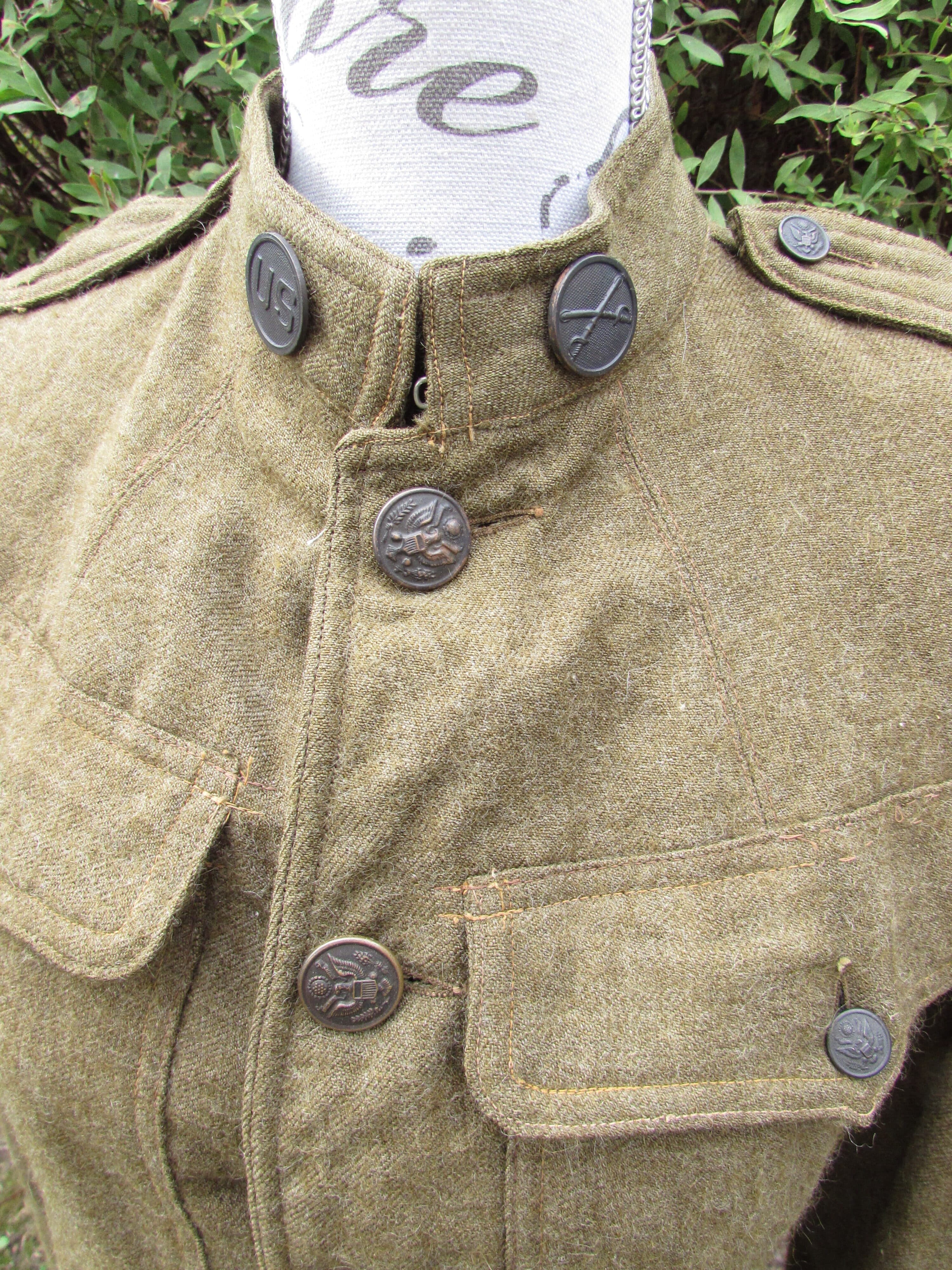 WWI U.S. 3rd Army Infantry Private Tunic - Antiqurio Military Antiques