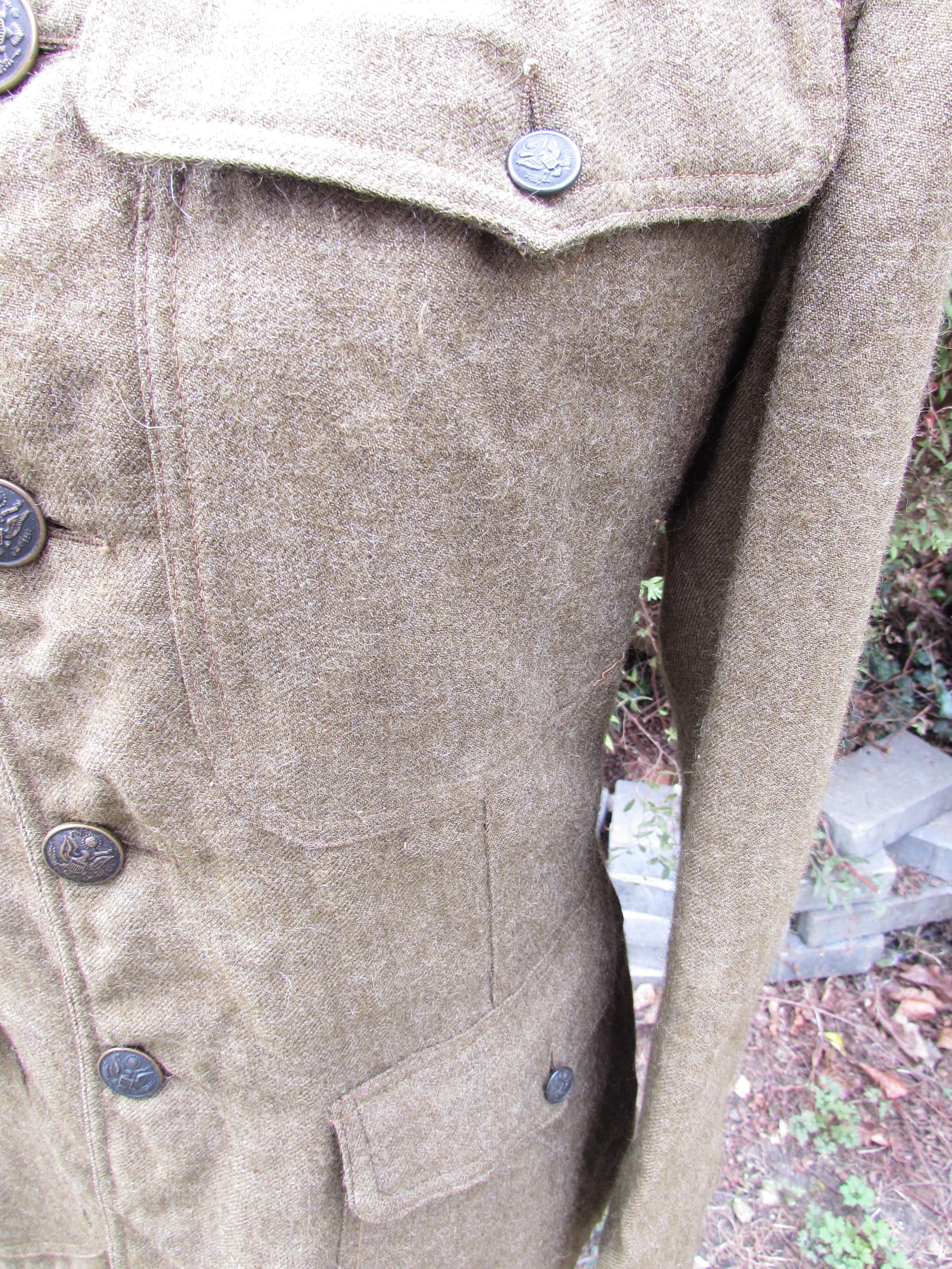 WWI U.S. 3rd Army Infantry Private Tunic - Antiqurio Military Antiques