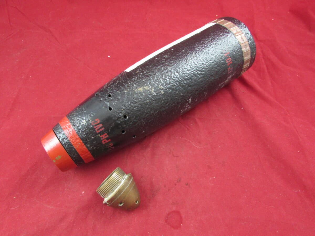 WW1 British 60-Pounder Shrapnel Shell – Dated 12/10/1917 – Unfired ...