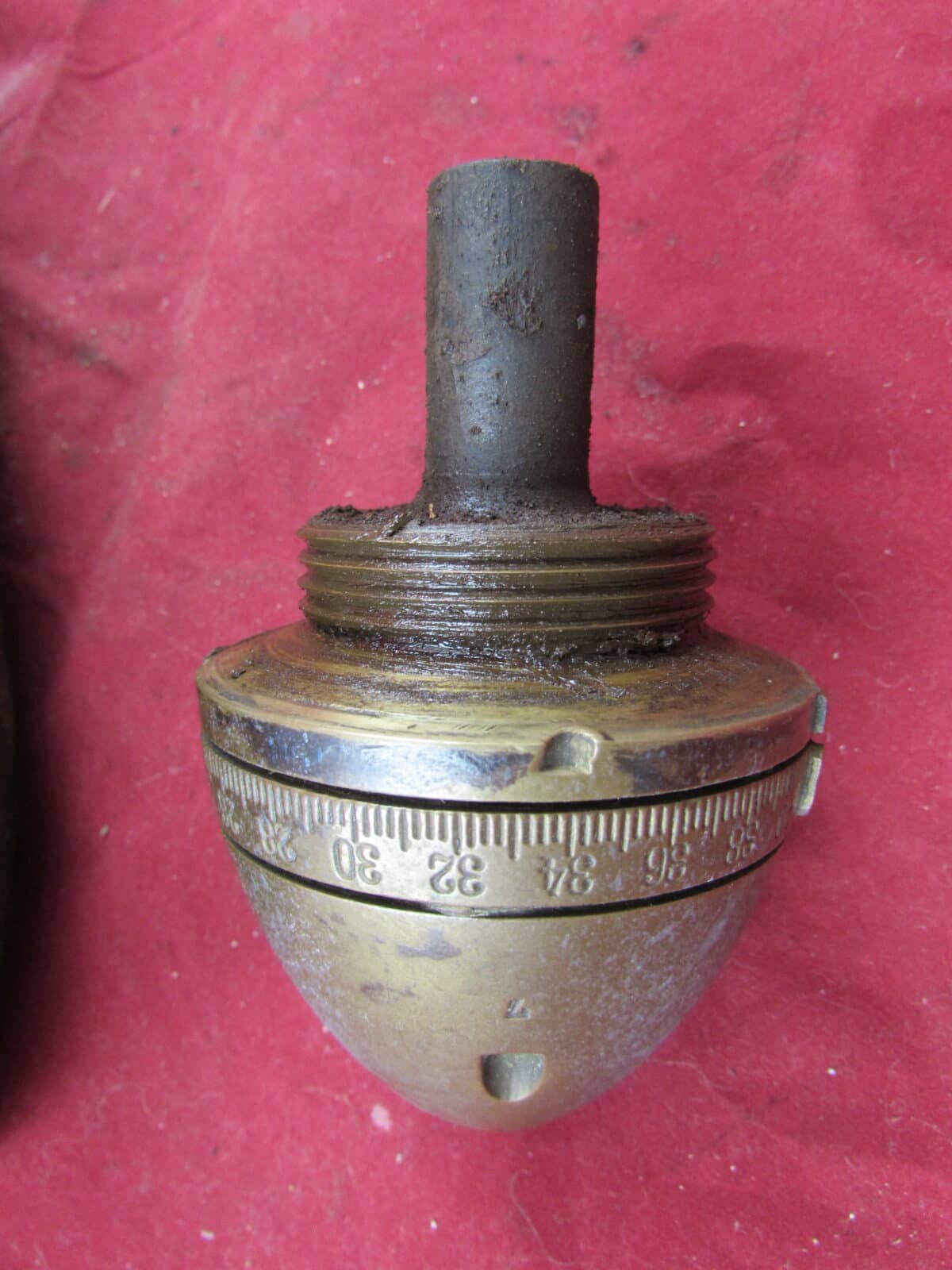 WW1 German 105mm Shrapnel Shell with DoppZ 92 Fuse - Antiqurio Military ...