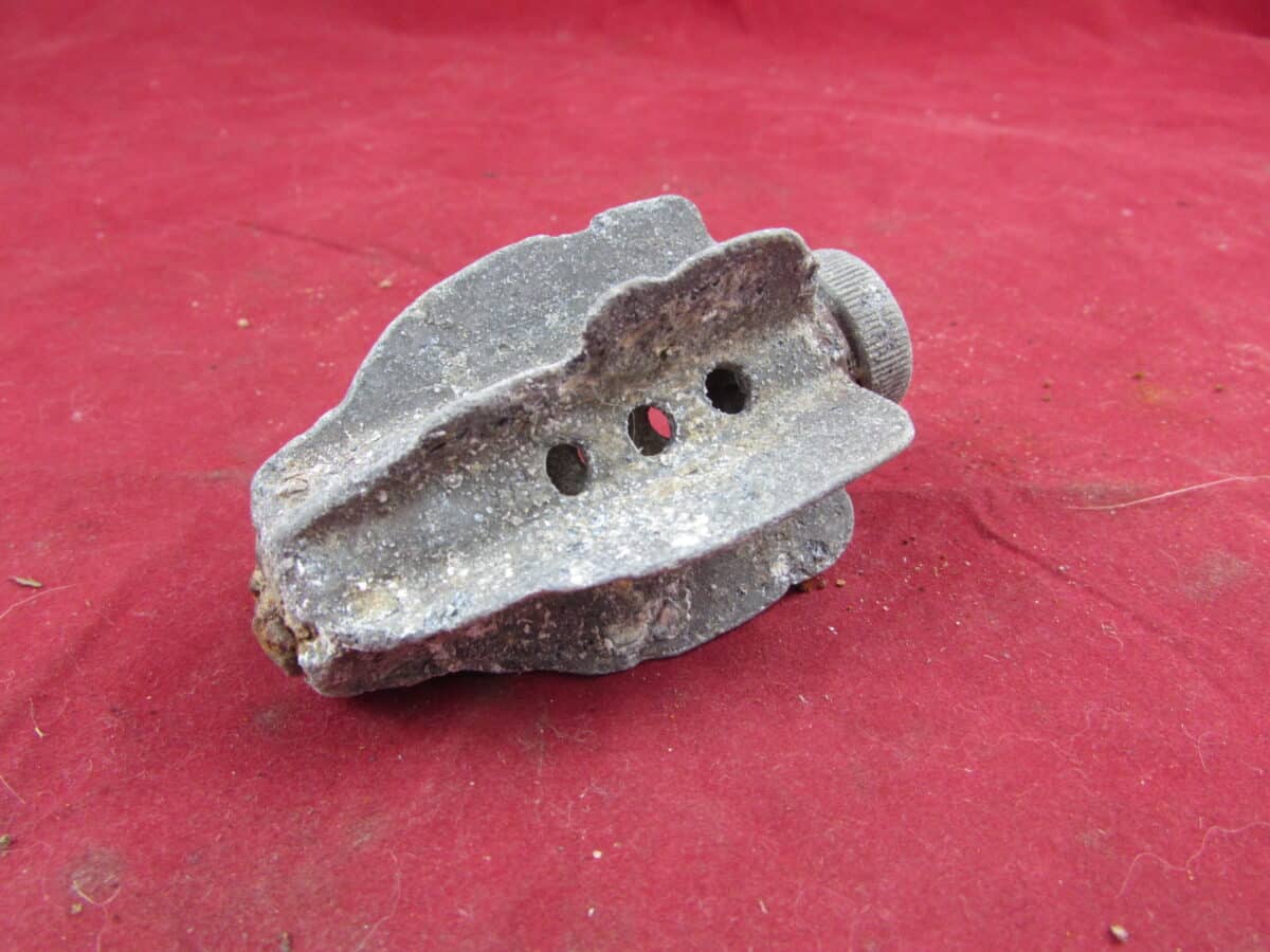 WW2 RELIC Two inch Mortar Tail Fin - Antiqurio Military Antiques