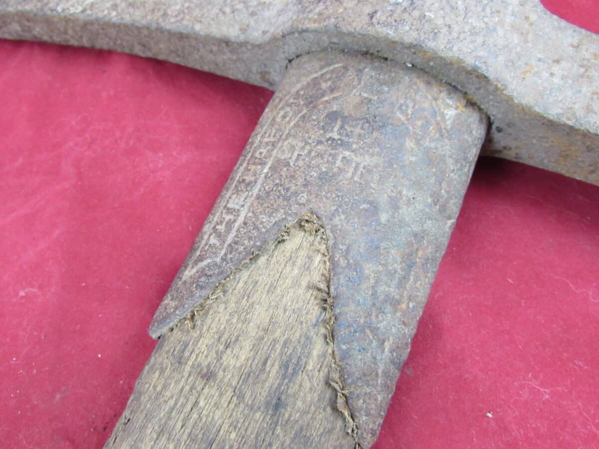 WW1 British Army Pioneers Pick Axe Head and Handle - Antiqurio Military ...
