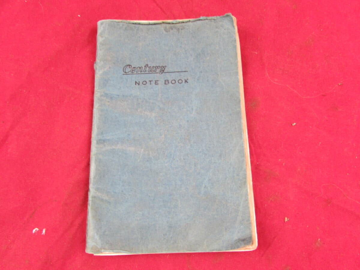 WW2 RAF Gunnery & Training Exercise Book - Antiqurio Military Antiques