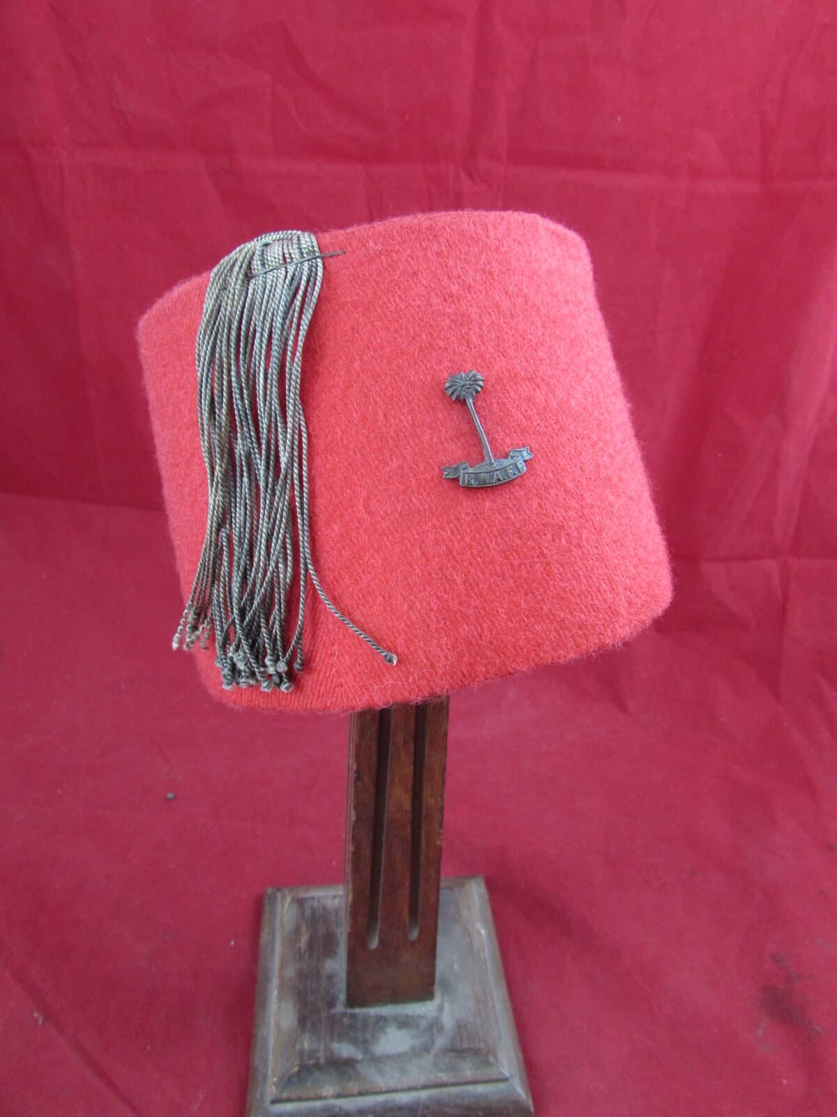WW2 Royal West African Frontier Force Fez with tassel and badge ...