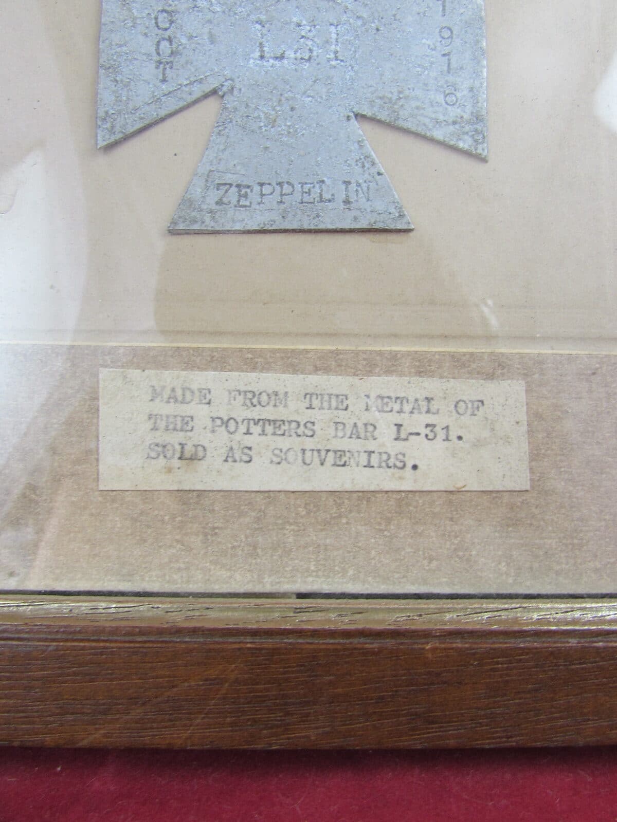 VERY RARE! WWI October 1916 German Zeppelin L31 - Antiqurio Military ...