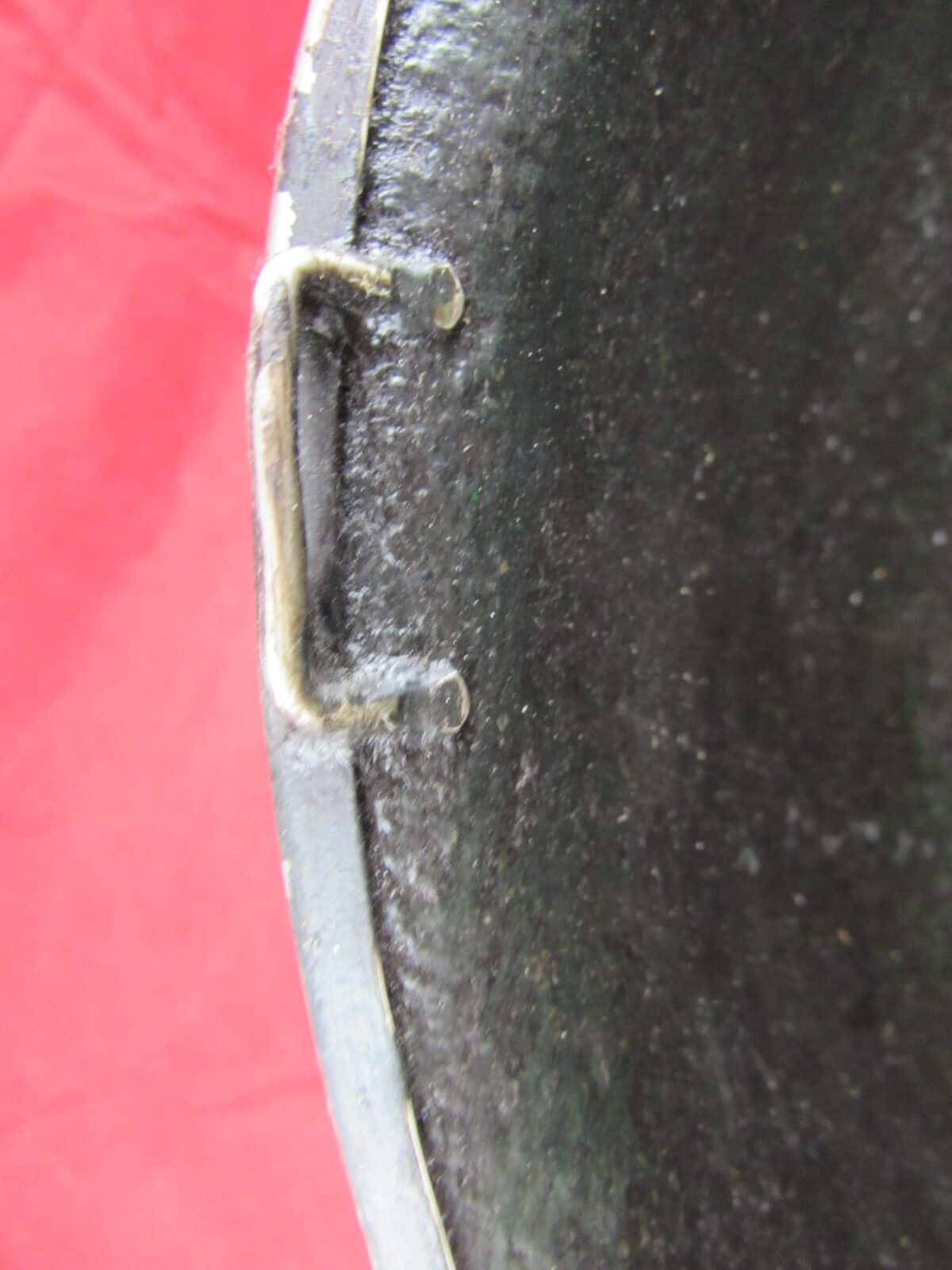 Original US M1 Front Seam early Fixed Bale Helmet - Antiqurio Military ...
