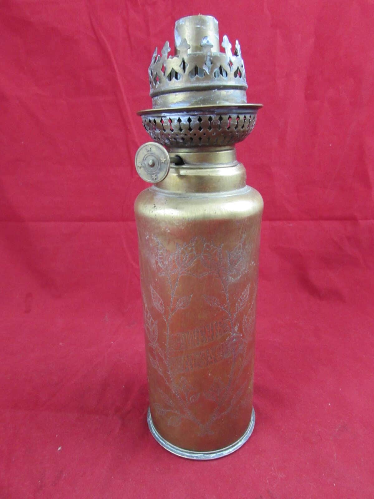 Trench art Shell Case Lamp, 75mm Field Gun WW1 Remington UMC American ...