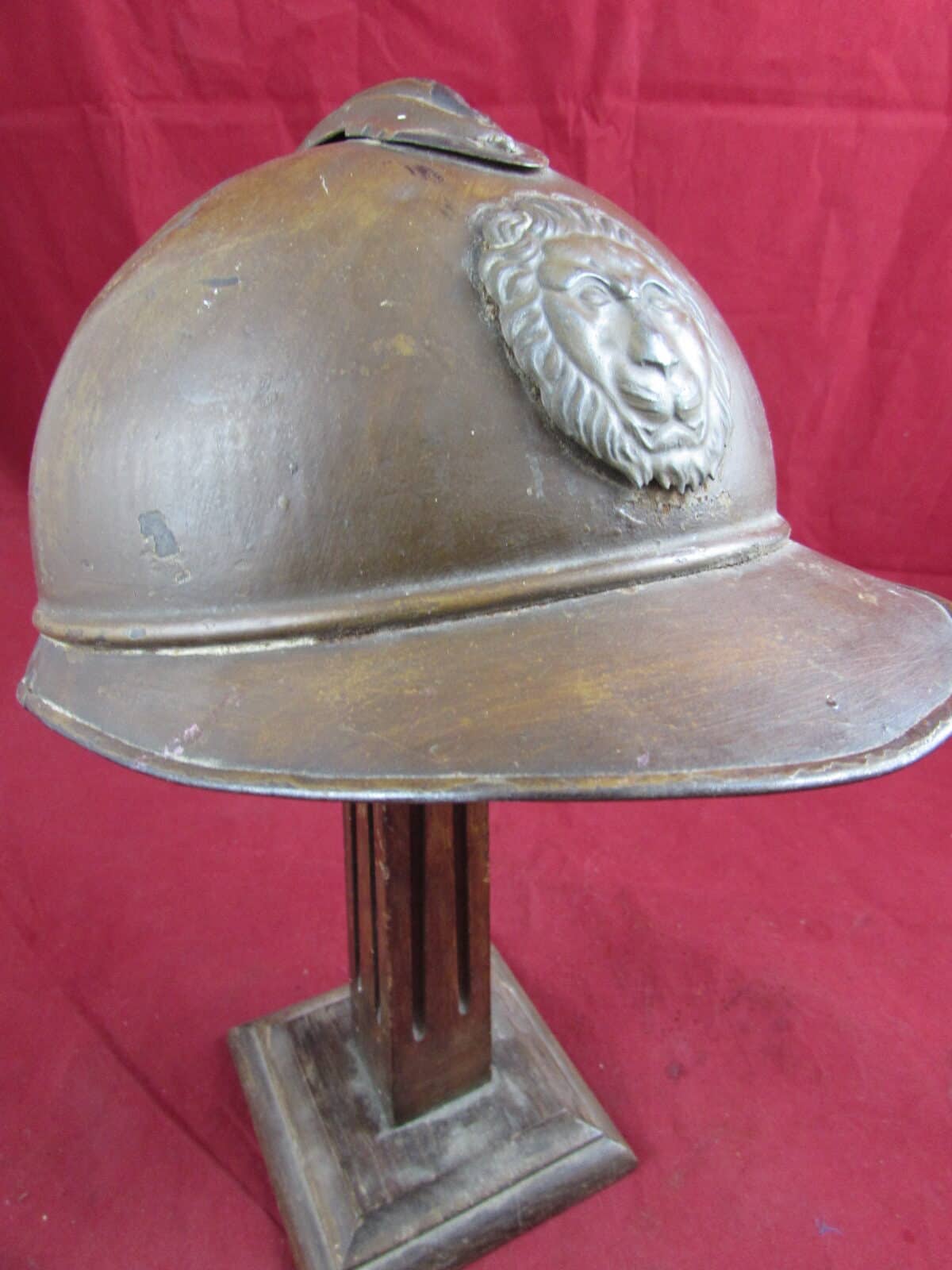 WW1 Belgian M1915 Adrian Helmet - Antiqurio Military Antiques