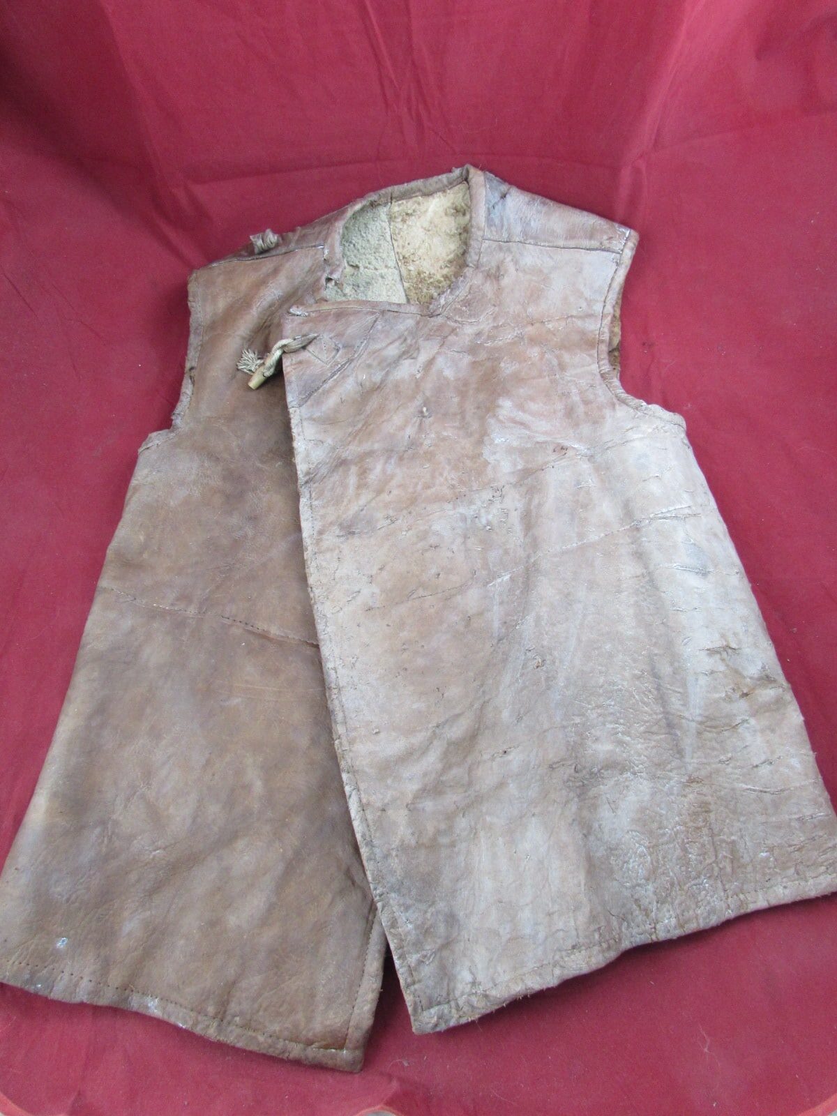 WW1 Original RFC RAF Sheepskin Lined Leather Jerkin - Antiqurio ...