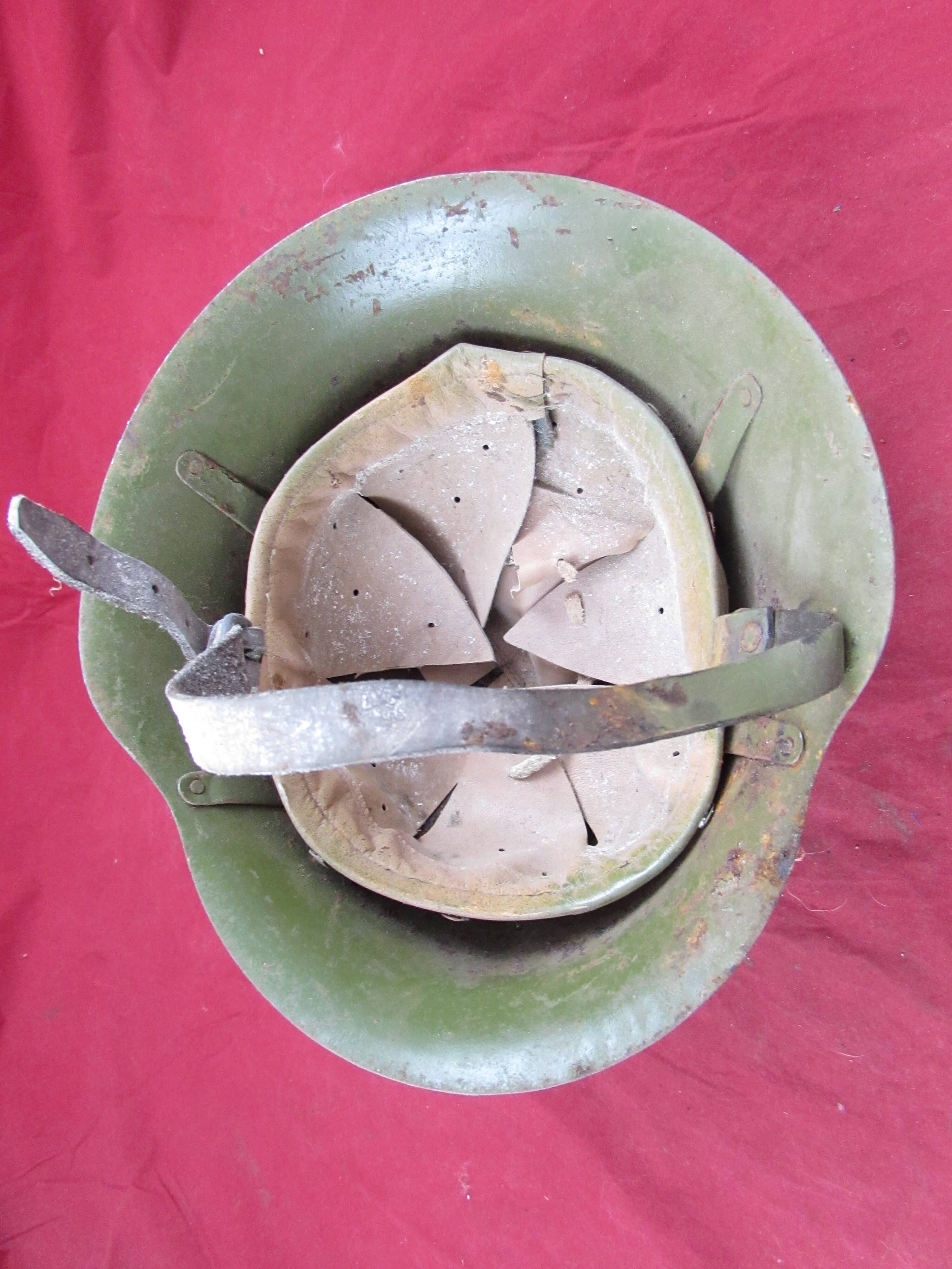 Bulgarian WWII M36 Type C Pattern Steel Combat Helmet - Antiqurio ...