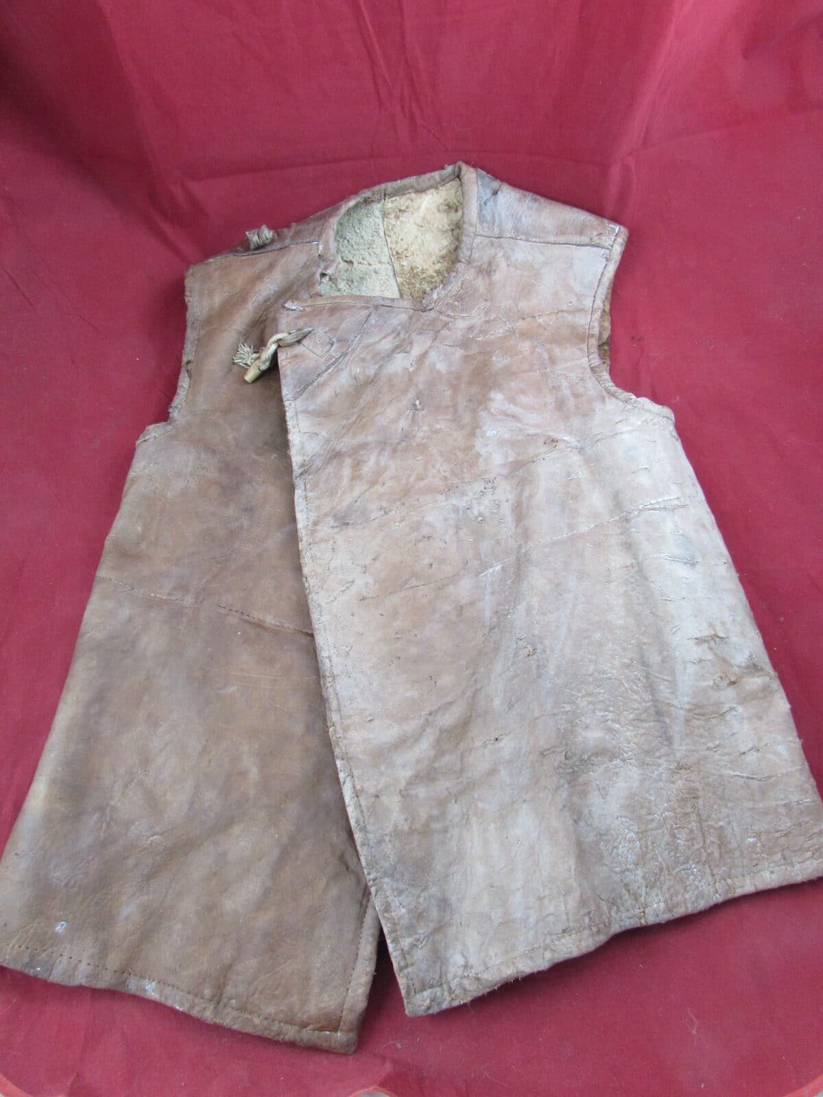 WW1 Original RFC RAF Sheepskin Lined Leather Jerkin - Antiqurio ...