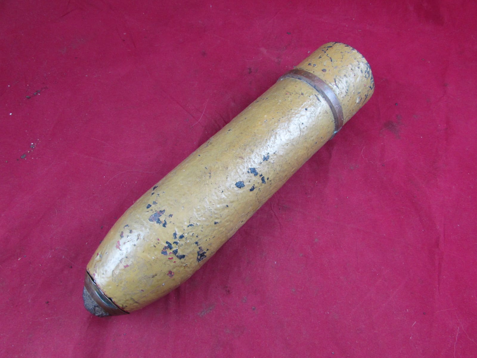 WW1 German 10cm shell Projectile,, with GrZ 04 fuze ,,inert - Antiqurio ...